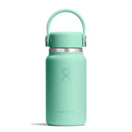 Thermoflasche Hydro Flask "Hydroflask 200 ML MICRO HYDRO", gr&uuml;n (mermaid gr&uuml;n), H:6,5cm, Edelstahl, Kunststoff, Trinkflaschen, Thermoflasche, Tempshield Doppelwand-Vakuumisolierung