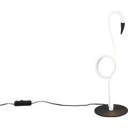 REALITY LEUCHTEN LED Tischleuchte "INGO, LED Tischlampe in Flamingo Form, 6W 550 Lumen 300K warmwei&szlig;", wei&szlig; (wei&szlig; matt), 1, H: 35cm, 1 Stk., Leuchten, Flamingo Lampe mit Schnurschalter, H&ouml;he 35 cm &Oslash; 12 cm Tiefe 14,5 cm, LED Tischleuchte