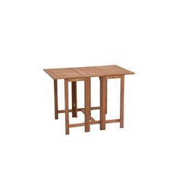 Gartentisch Merxx "Holz", braun, B:65cm H:74cm T:107cm, Tische, Gartentisch, 65x107 cm