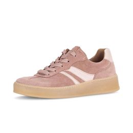 Sneaker Gabor "Sneaker low", Damen, Gr. 38,5, rosa, Schuhe Sneaker