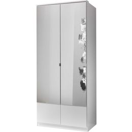 Kleiderschrank wimex "Imago", wei&szlig;, B:90cm H:199cm T:58cm, Schr&auml;nke, Kleiderschrank