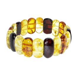 Armband OSTSEE-SCHMUCK "OSTSEE-SCHMUCK Armband Tira Armband Tira", braun, Armb&auml;nder, Damen, 19cm, Bernstein, Armband