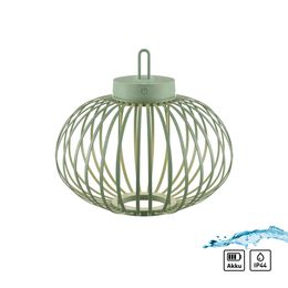 JUST LIGHT Pendelleuchte "AKUBA", gr&uuml;n, 1, &Oslash; 36cm, 1 Stk., Leuchten, Akkuleuchte, Pendelleuchte