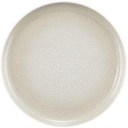 Brotteller Seltmann Weiden "Sento Home", beige, cream, wei&szlig;, gesprenkelt, H:2cm &Oslash;:16,3cm, Porzellan, Speiseteller, Kleiner Teller, Kuchenteller