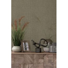 Vliestapete next "LINEN WEAVE Vliestapete 10mx52cm", beige, B:0,52m H:0m L:10m, Vlies, Tapeten