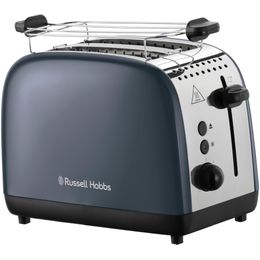 Russell Hobbs Toaster "Colours Plus 26552-56", grau, B:28,4cm H:23,3cm T:15,6cm, Toaster