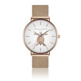 Quarzuhr AMELIA PARKER "AA6-B028R", rose gold, Armbanduhren, Damen, Quarzuhr