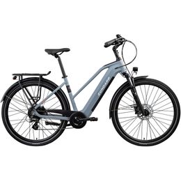 Z&uuml;ndapp E-Bike Z&Uuml;NDAPP "Z810" Gr. 50, grau, Elektrofahrr&auml;der, Damen, 50cm, 28 Zoll (71,12cm), Pedelec, Elektrofahrrad f&uuml;r Damen