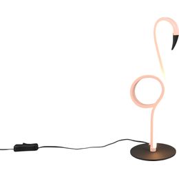 REALITY LEUCHTEN LED Tischleuchte "INGO, LED Tischlampe in Flamingo Form, 6W 550 Lumen 300K warmwei&szlig;", rosa, 1, H: 35cm, 1 Stk., Leuchten, Flamingo Lampe mit Schnurschalter, H&ouml;he 35 cm &Oslash; 12 cm Tiefe 14,5 cm, LED Tischleuchte