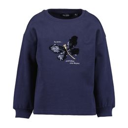 Sweater Blue Seven "Blue Seven Sweatshirt", M&auml;dchen, Gr. 134, 5641, ultramarin, 100% Baumwolle, normal normal, Rundhals, gerader Abschluss, Sweatshirts Sweater