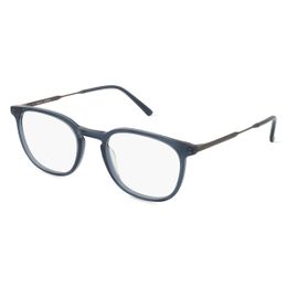 Fielmann BE 008 FA Brille Herren | Fassung: Vollrand, Panto, Grau Transparent
