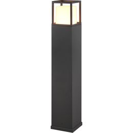 LED Au&szlig;en-Stehlampe Trio LEUCHTEN "WITHAM, Outdoor Garten Stehleuchte H&ouml;he 80cm, 14,5W LED, 1450 Lumen", grau (anthrazit), B:15cm H:80cm T:15cm, Leuchten, Lichtfarbe einstellbar warmwei&szlig; bis kaltwei&szlig; 2300/3000/4000K, IP54