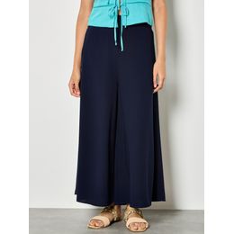 Wirkhose Apricot "Hose", Damen, Gr. S (36), N-Gr, blau (navy), gewebt, Obermaterial: 100% Polyester PES., uni, Hosen, mit flie&szlig;endem Schnitt