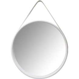 Dekospiegel Kayoom "Ultima 110", wei&szlig;, T:7,5cm &Oslash;:49,5cm, Polyurethan, Spiegelglas, Spiegel, Wandspiegel