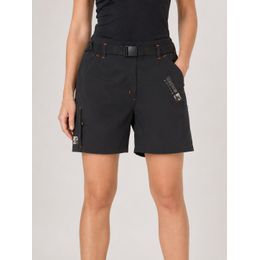 Bermudas DEPROC Active "KENORA SHORT Damen Outdoor-Shorts elastisch", Damen, Gr. 36 (S), Normalgr&ouml;&szlig;en, anthra, 95% Polyester; 5% Elasthan, Hosen Bermudas, auch in Gro&szlig;en Gr&ouml;&szlig;en erh&auml;ltlich.