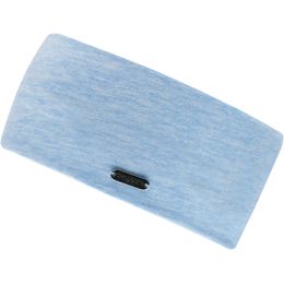 Stirnband Chillouts "Bari Headband", Damen, blau (blau melange), Jersey, Materialmix, meliert, M&uuml;tzen Stirnband, mit strukturierter Oberfl&auml;che & softem Komfort
