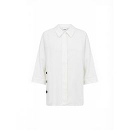 Blusentop WASABI CONCEPT "Wasabi Concept Shirt WA-CORINNA", Damen, Gr. 40, 1000 wei&szlig;, Obermaterial: 55% Leinen, 45% Viskose, Blusen Blusentop