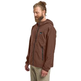 Funktionsjacke Jack Wolfskin "TERRACADE JKT M", Herren, Gr. L (52), braun (schwarz, rust), Oberstoff 100% POLYESTER, Jacken Funktionsjacke