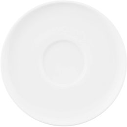 Untertasse Seltmann Weiden "Sento Home", wei&szlig;, unifarben, H:2cm &Oslash;:16,2cm, Porzellan, Speiseteller, Kombi-Untertasse f&uuml;r Kaffee-, Milchkaffee- & Cappuccinotasse, Becher