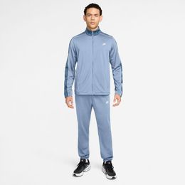 Trainingsanzug Nike Sportswear "Nike Sportswear Club Men's Poly-Knit Tracksuit", Herren, Gr. M, hydrogen blau, Obermaterial: 100% Polyester, Sportanz&uuml;ge Trainingsanzug, f&uuml;r sportliche Aktivit&auml;ten und Freizeit, leichtes Material