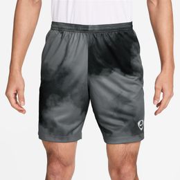 Shorts Nike "M NK DF ACD+ SHORT GX AOP", Herren, Gr. L, N-Gr, schwarz, smoke, Obermaterial: 100% Polyester, Hosen Shorts, sportlicher Stil, leichtes Tragegef&uuml;hl