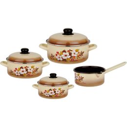 Topf-Set GSW "Madeira", beige (beige, braun), T&ouml;pfe, ideal f&uuml;r Allergiker, Induktion