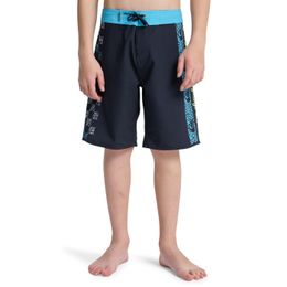 Boardshorts Quiksilver "Surfsilk Next Gen 17", M&auml;dchen, Gr. 10, schwarz navy next gen holmes, Obermaterial: 88% Polyester, 12% Elasthan., Hosen