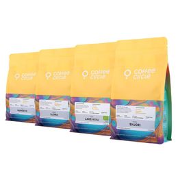 Explorer Set, 4 x 250 g, ganze Bohne, Coffee Circle Kaffees im Explorer Set, Arabica Kaffee