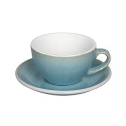 Loveramics Cappuccino Tasse mit Untertasse, Ice Blue, 200 ml