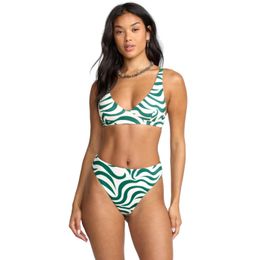 Bikini-Hose Billabong "All The Waves Hi Maya", Damen, Gr. M, US-Gr&ouml;&szlig;en, gr&uuml;n (evergr&uuml;n), Obermaterial:78% Polyamid, 22% Elasthan;, Badehosen Bikini-Hose
