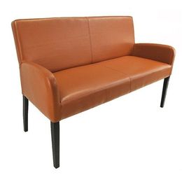 Empinio24 Sitzbank aus Kunstleder 123 cm mit Holzgestell Alfo