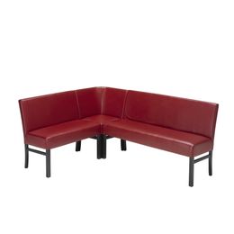 Empinio24 Eckbank Sophie aus Kunstleder und Massivholz