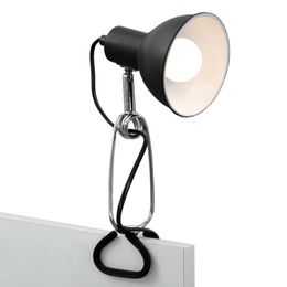 Briloner Klemmleuchte 'Fix' schwarz/silber 30,5 x 11 x 13 cm