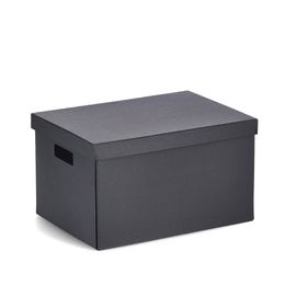 zeller Aufbewahrungsbox schwarz 25 x 20 x 35 cm