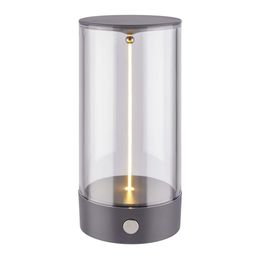 Brilo LED-Tischleuchte 'Wiggle' anthrazit kabellos