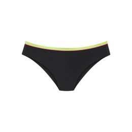 Buffalo Damen Bikini-Hose, Schwarz, Gr. 42, Bikinihosen, Material: Polyamid