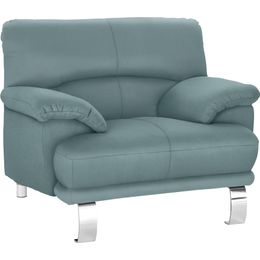 Sessel Trendmanufaktur "Cecilia II, Loungesessel in italienischem Design", gr&uuml;n (mint), B:112cm H:87cm T:89cm, Microfaser Vintage (100% Polyester);Struktur (100% Polyester);Struktur fein (100% Polyester), Sessel, Sessel, breite und bequeme Armlehnen