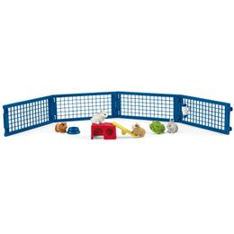 Spielfigur Schleich "FARM WORLD, Zuhause f&uuml;r Kaninchen und Meerschweinchen (42500)", bunt, Spielfiguren, Kinder, Kunststoff