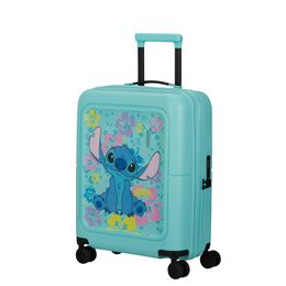 Hartschalen-Trolley American Tourister "DASHPOP DISNEY, verschiedene Motive", Gr. B/H/T: 40cm x 55cm x 20cm 41 l, stitch flowers, Polypropylen, Koffer, Volumenerweiterung Reisekoffer Reisegep&auml;ck