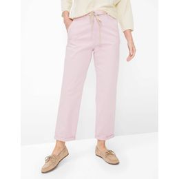 Caprihose RAPHAELA BY Brax "Style CARRIE", Damen, Gr. 46, Normalgr&ouml;&szlig;en, rosa (pink), Web, 96% Baumwolle, 4% Elasthan, Hosen Caprihose