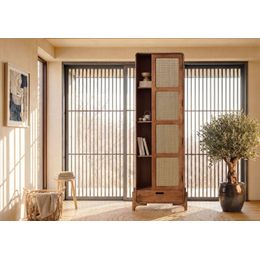Schrank Mango/Seegras 70x40x200 hellbraun lackiert MIZUMI #111