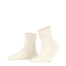 Socken Burlington "Plymouth", Damen, Gr. 36-41, beige (woolwei&szlig;), Baumwollmischung, unifarben, Socken Socken, Einheitsgr&ouml;&szlig;e 36-41, unifarben, w&auml;rmende Wollmischung