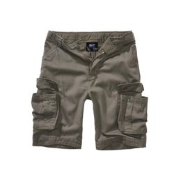 Stoffhose Brandit "Brandit Herren Kids Urban Legend Shorts", M&auml;dchen, Gr. 134/140, Normalgr&ouml;&szlig;en, olive, 65% Polyester, 35% Baumwolle, normal, Hosen Stoffhose
