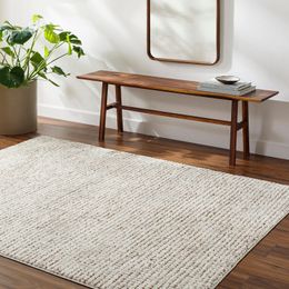 Teppich LIVABLISS "CAGLIARI", braun (terrakotta), B:200cm H:14mm L:275cm, Kunstfaser, Teppiche, Teppich, Skandi Design, Modern Boho Kurzflor Wohnzimmerteppich, Schlafzimmer