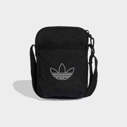 Sporttasche adidas originals "AC FESTIVAL BAG", schwarz, wei&szlig;, Obermaterial: 100% Polyester, Taschen Sporttasche