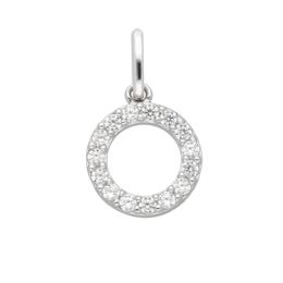Adelia&acute;s Kettenanh&auml;nger ADELIA&acute;S "Anh&auml;nger 333 Wei&szlig;gold ( 8K ) mit Zirkonia", silber, Schmuckanh&auml;nger, Damen, mit Zirkonia, Gold, Kettenanh&auml;nger, Goldanh&auml;nger
