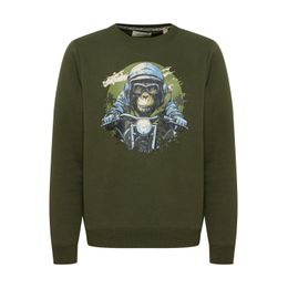 Rundhalspullover Blend "Rundhalspullover BHSweatshirt", Herren, Gr. S, gr&uuml;n (forest night), Obermaterial: 60% Baumwolle CO. 40% Polyester PES., Pullover Rundhalspullover