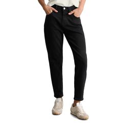 Marc O'Polo Boyfriend-Jeans MARC O'POLO DENIM "aus stretchigem Organic-Cotton-Mix", Damen, Gr. 27, L&auml;nge 34, schwarz, Obermaterial: 98% Baumwolle, 2% Elasthan, unifarben, normal, Jeans
