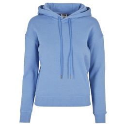 Kapuzenpullover Urban Classics "Urban Classics Damen Ladies Organic Hoody", Damen, Gr. S, horizonblau, 100% Baumwolle, unifarben, normal, ohne Ausschnitt, Pullover Kapuzenpullover