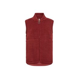 Blusentop soyaconcept "Soya Concept Vest SC-ONYX", Damen, Gr. S, 4470 dunkel rot, Obermaterial: 100% Polyester, Blusen Blusentop